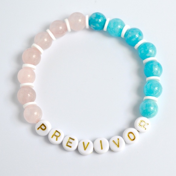 Ashley Jane Milan | Jewelry | Previvor Breast Cancer Awareness Rose ...